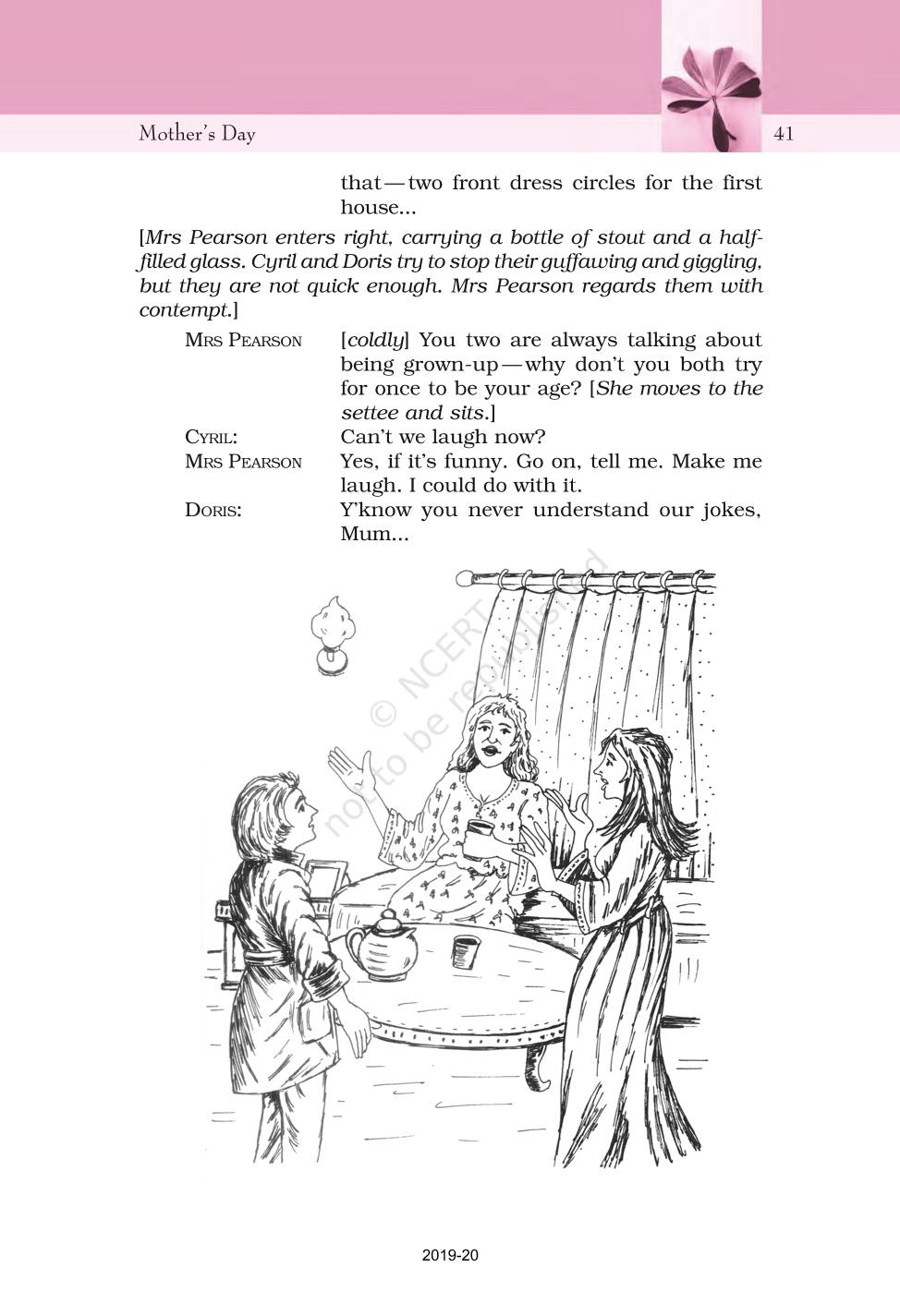 Mothers Day Ncert Book Of Class 11 English Snapshot